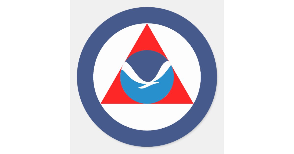 Noaa, United States Classic Round Sticker | Zazzle