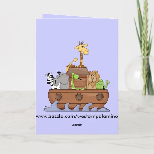 Noah's Ark Animals Boy Happy Birthday Card | Zazzle