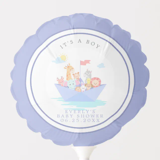 Noah's Ark Baby Shower Balloon | Zazzle