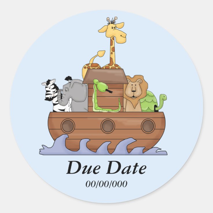 Noah's Ark Customizable Sticker | Zazzle