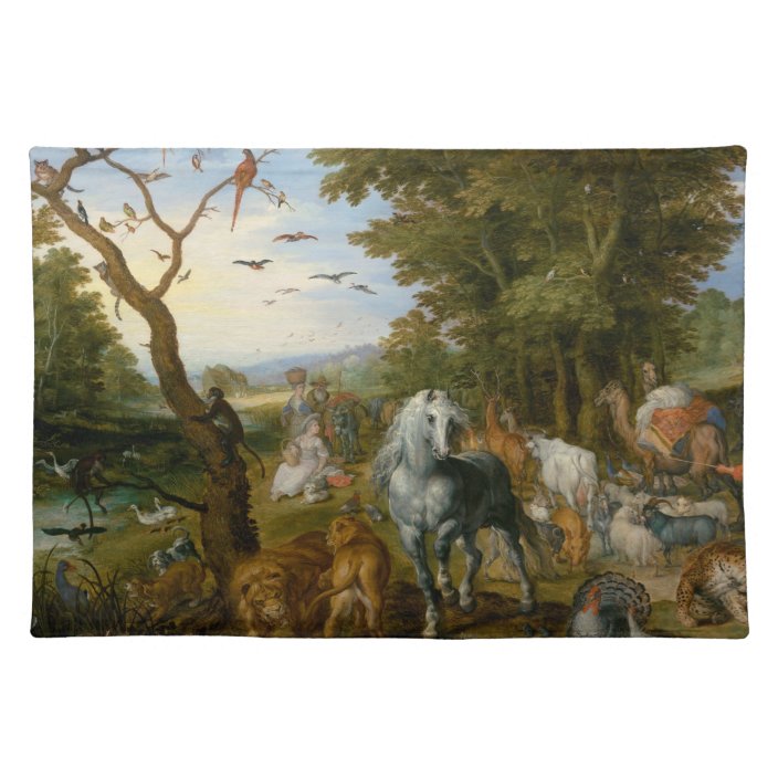 Noahs Ark Religious Art Cloth Placemat | Zazzle.com
