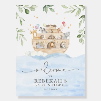 Noah's Ark Welcome Sign | Zazzle