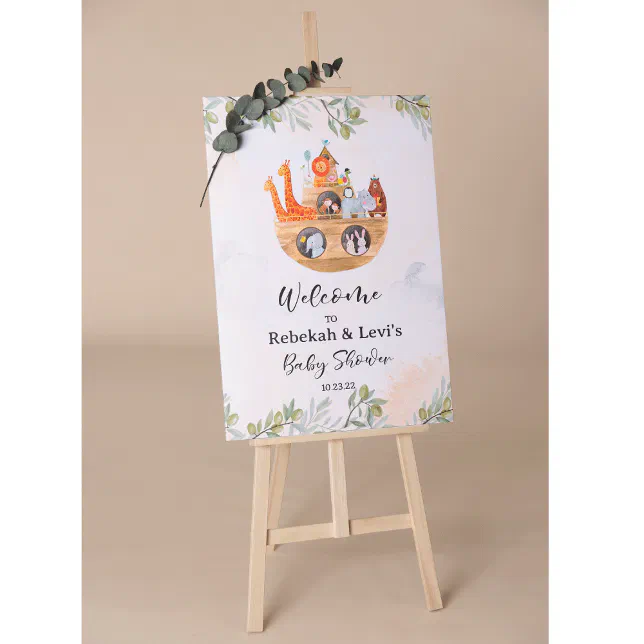 Noah's Ark Welcome Sign Foam Boards | Zazzle
