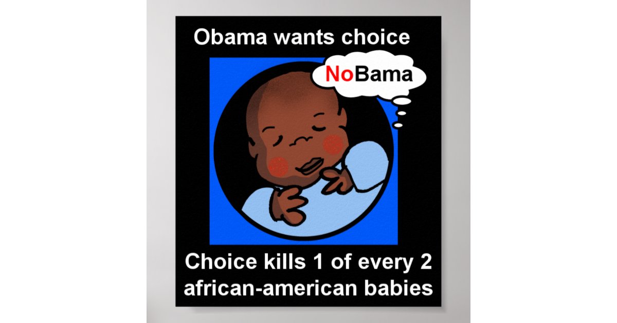 NoBama Poster | Zazzle