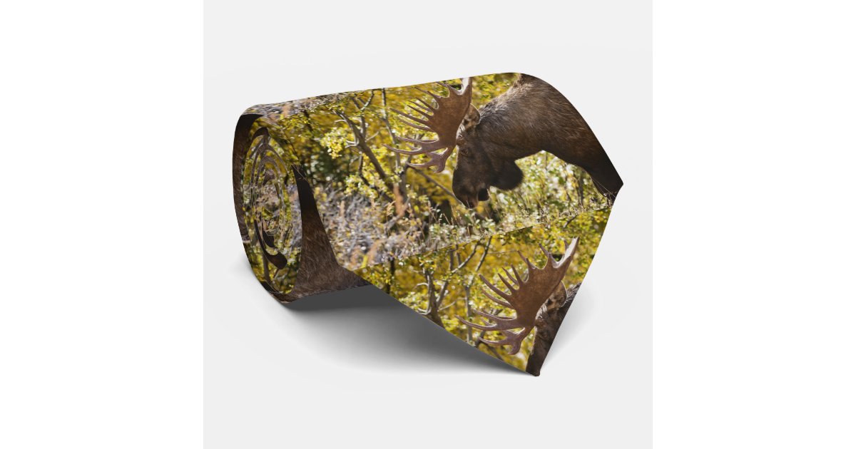 Noble Bull Moose Neck Tie | Zazzle
