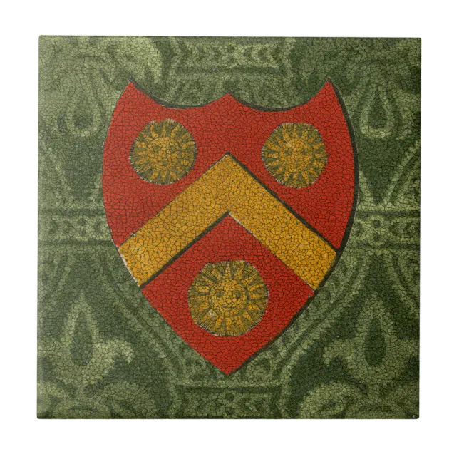 Noble Crest V Tile | Zazzle