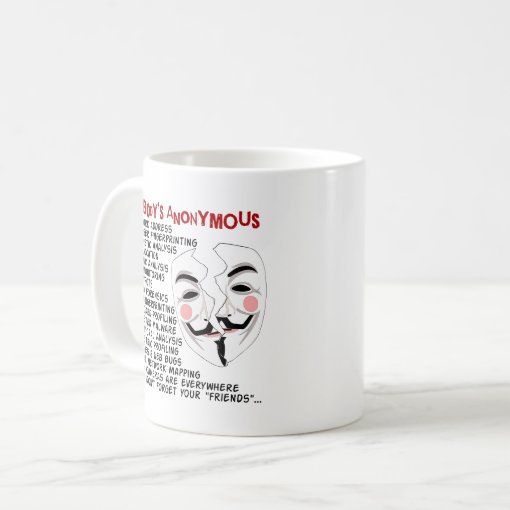 Nobody's Anonymous Coffee Mug | Zazzle