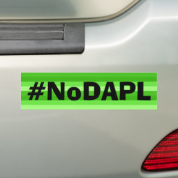 NoDAPL bumper sticker | Zazzle