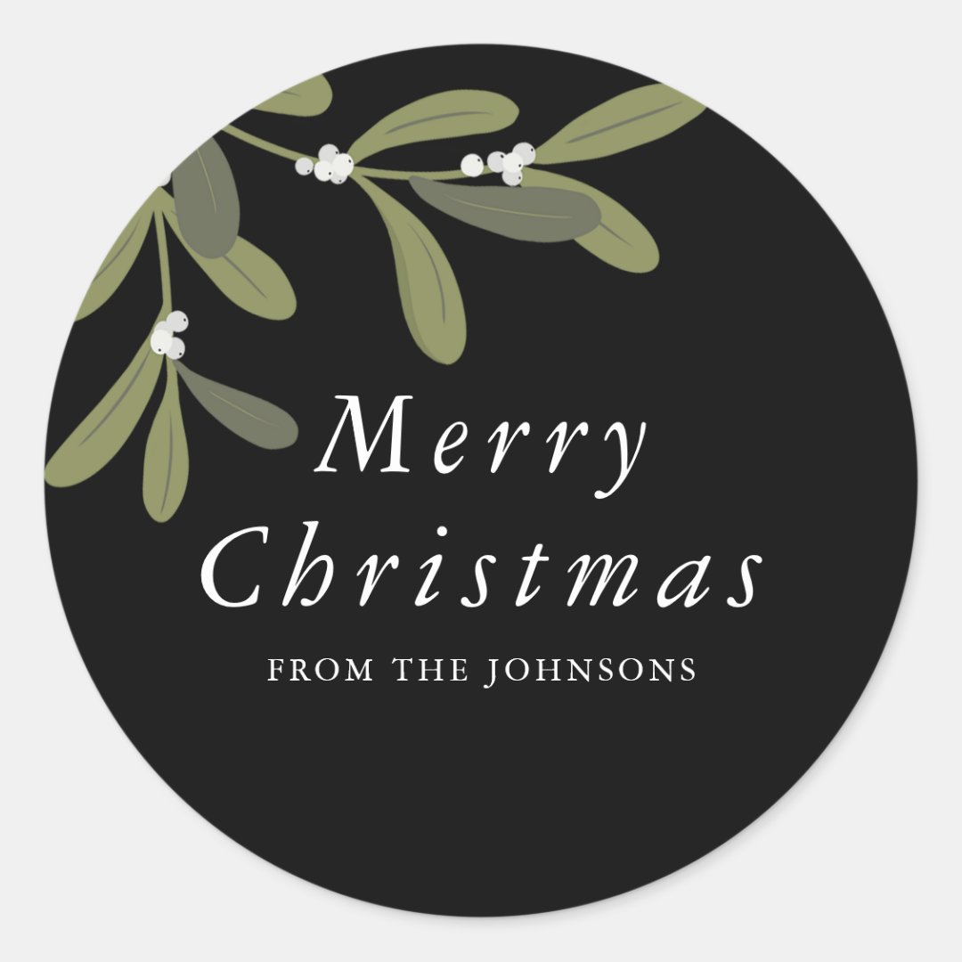 Noel -Christmas round sticker | Zazzle