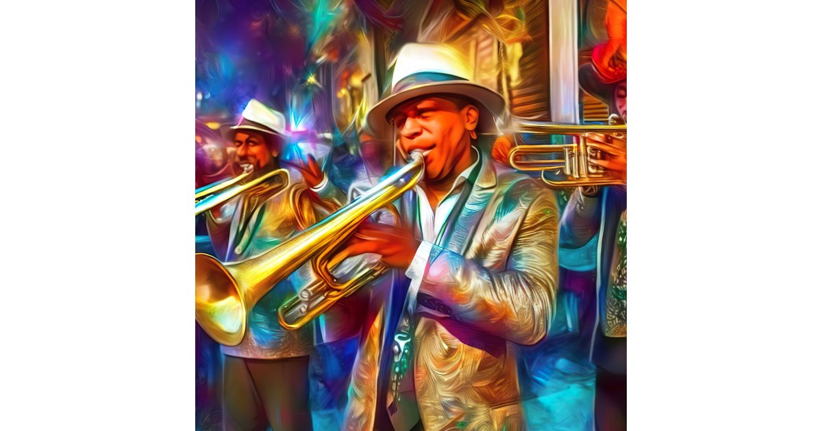 NOLA JAZZ FEST POSTCARD | Zazzle