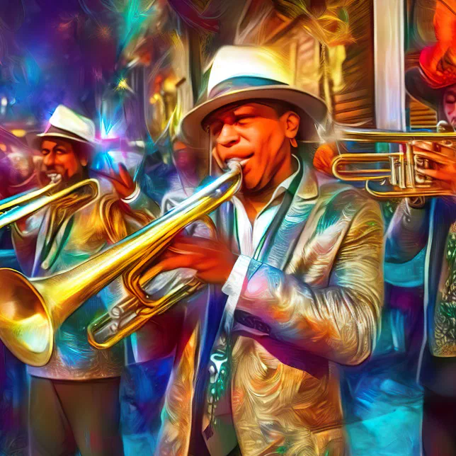 NOLA JAZZ FEST POSTCARD | Zazzle