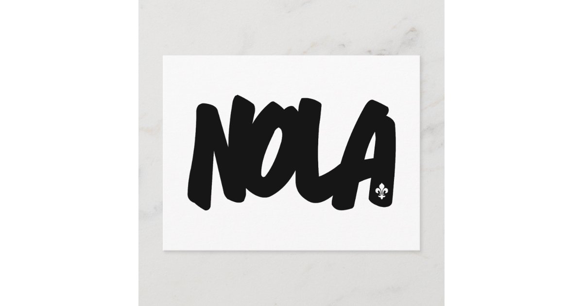 NOLA Letters Postcard | Zazzle