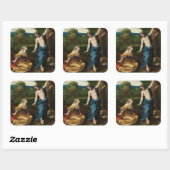 Noli me tangere square sticker | Zazzle
