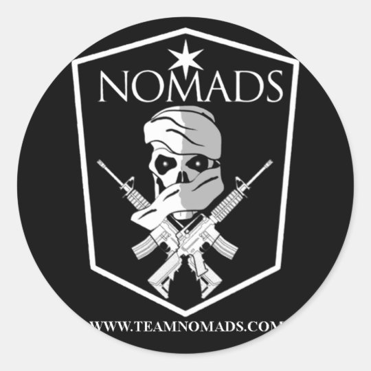 NOMADS LOGO sticker | Zazzle.com