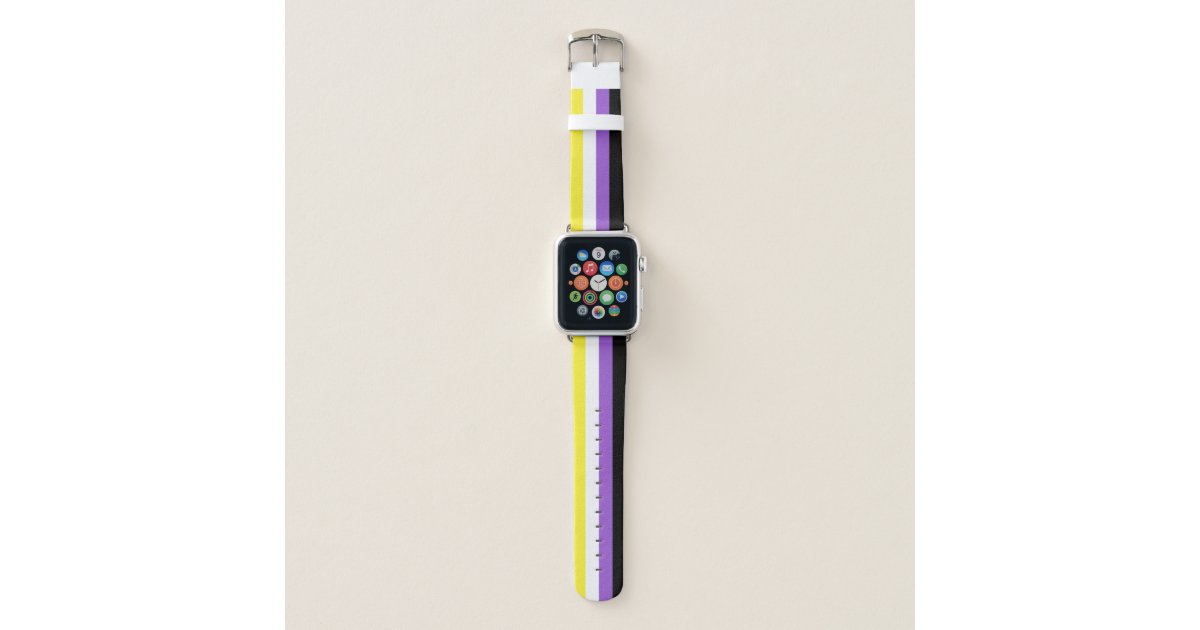 Non Binary Pride Flag Apple Watch Band | Zazzle