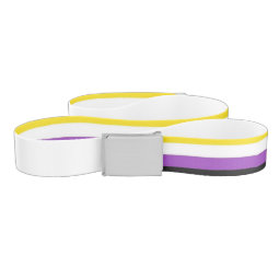 Non-Binary Pride Flag Belt | Zazzle