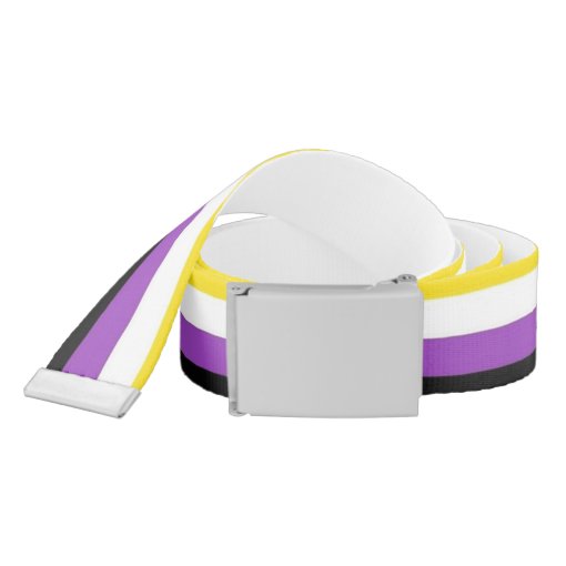 Non-Binary Pride Flag Belt | Zazzle