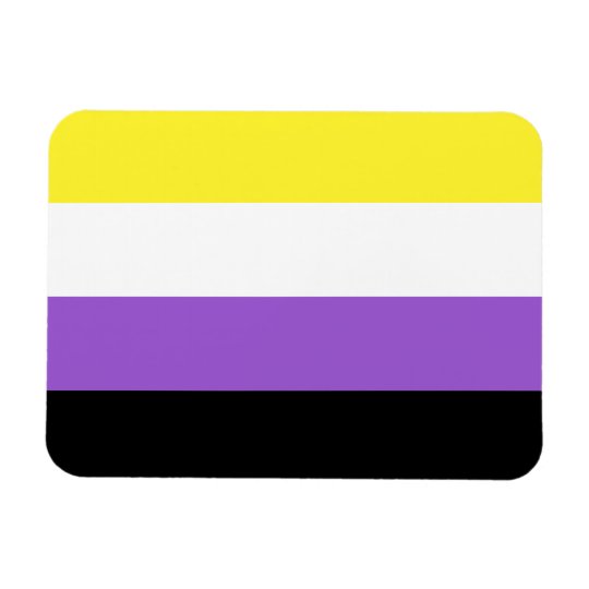 Non Binary Pride Flag Magnet | Zazzle.com