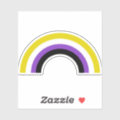 Non-Binary Rainbow Non Binary Pride Flag Sticker | Zazzle
