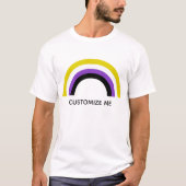 Non Binary Rainbow Non-Binary Pride Flag T-Shirt | Zazzle