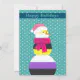 Non-binary snowman snowwoman christmas Card | Zazzle