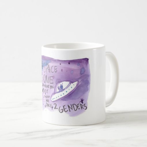Non-binary Space Mug | Zazzle