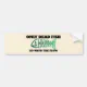 Non Conformist - Not Going With The Flow Bumper St Bumper Sticker | Zazzle