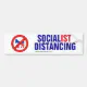 Non-Democrats Socialist Distancing Bumper Sticker | Zazzle