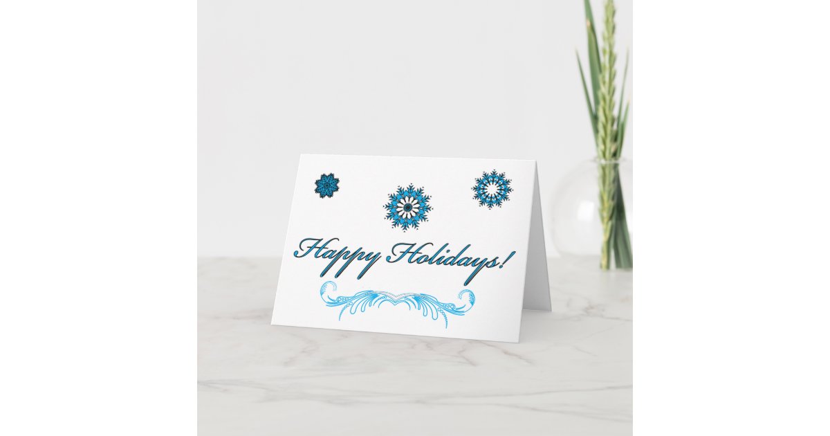 Non-Denominational Happy Holidays Card | Zazzle