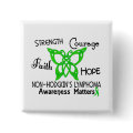 Non-Hodgkins Lymphoma Celtic Butterfly 3 Button | Zazzle