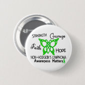 Non-Hodgkins Lymphoma Celtic Butterfly 3 Button | Zazzle
