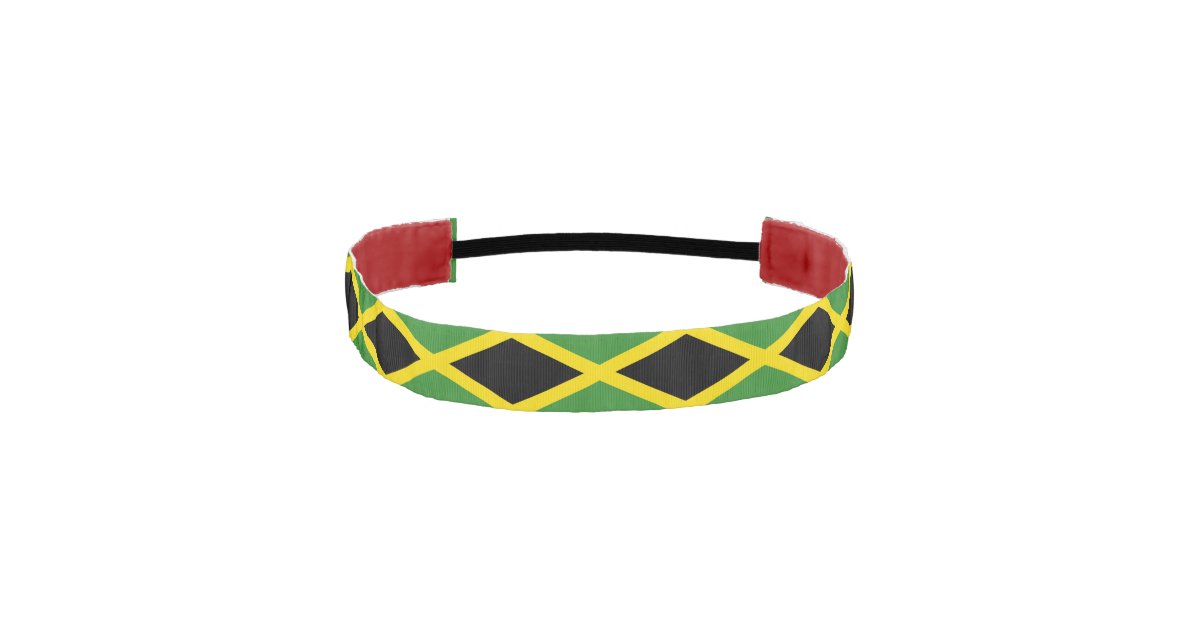 Non-Slip Headband with Flag of Jamaica | Zazzle