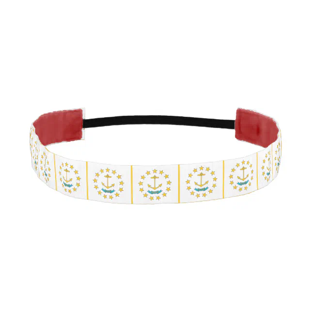 Non-Slip Headband with Flag of Rhode Island, USA | Zazzle