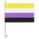 Nonbinary Car Flag | Zazzle