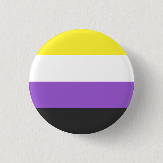 Nonbinary Pride Button | Zazzle