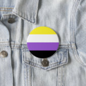 Nonbinary Pride Flag Button | Zazzle