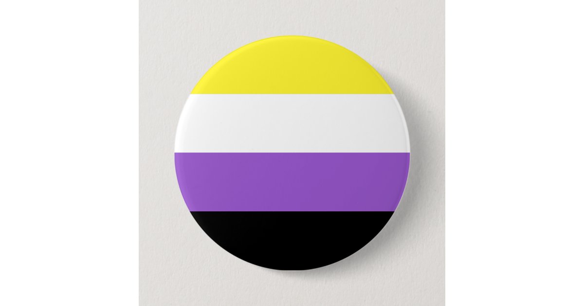 Nonbinary Pride Flag Button | Zazzle