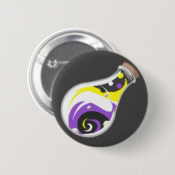 Nonbinary Pride Potion Button | Zazzle