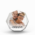 Nonna Grandma Script Overlay Photo Block | Zazzle
