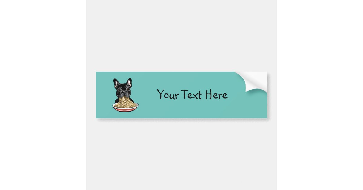 Noodle Eater Bumper Sticker | Zazzle