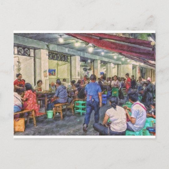 Noodle Stand Chengdu China Postcard | Zazzle.com