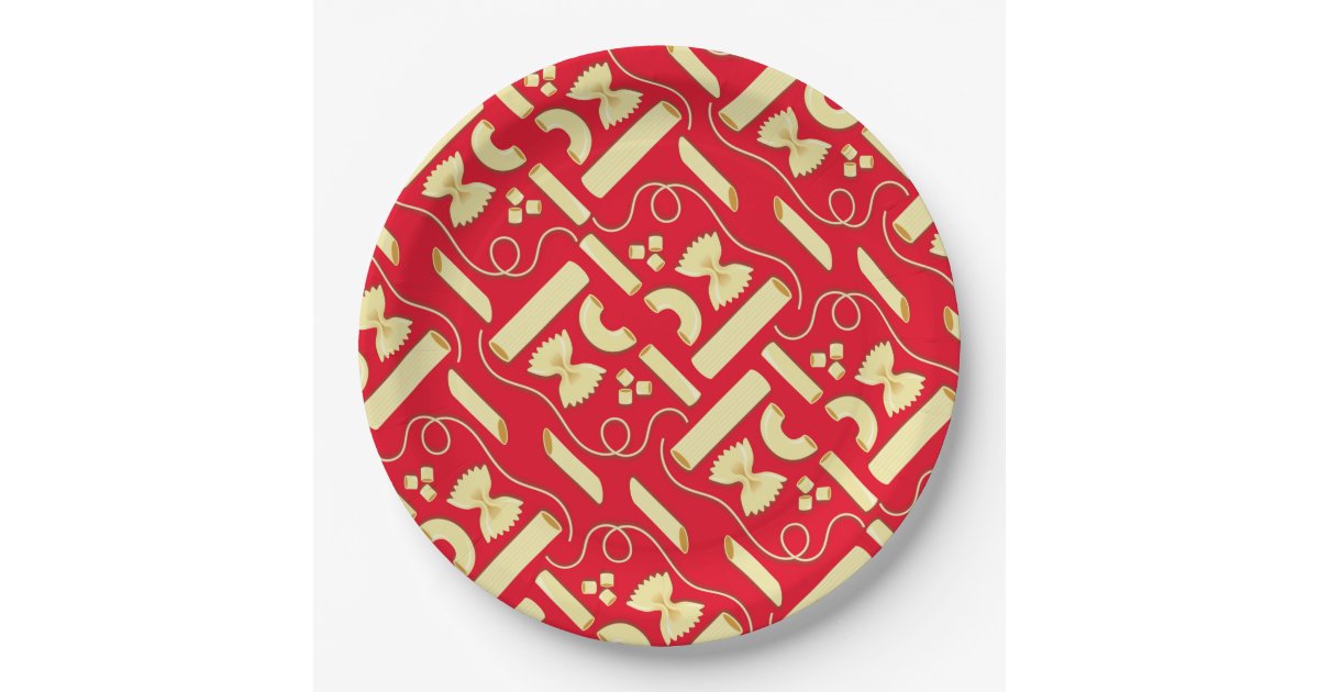 Noodles Pasta Kid 1st Birthday Party Italian Paper Plates | Zazzle