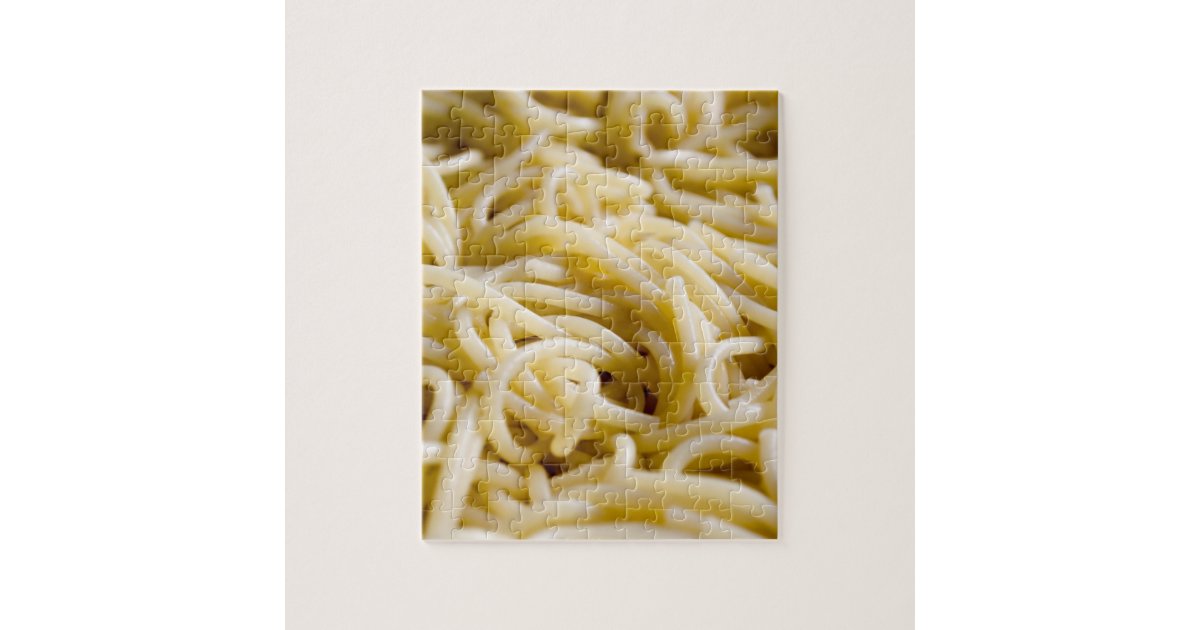 Noodles pattern jigsaw puzzle | Zazzle