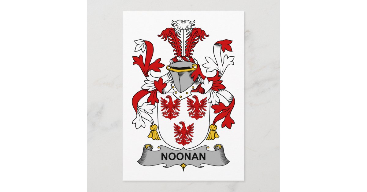 Noonan Family Crest | Zazzle.com
