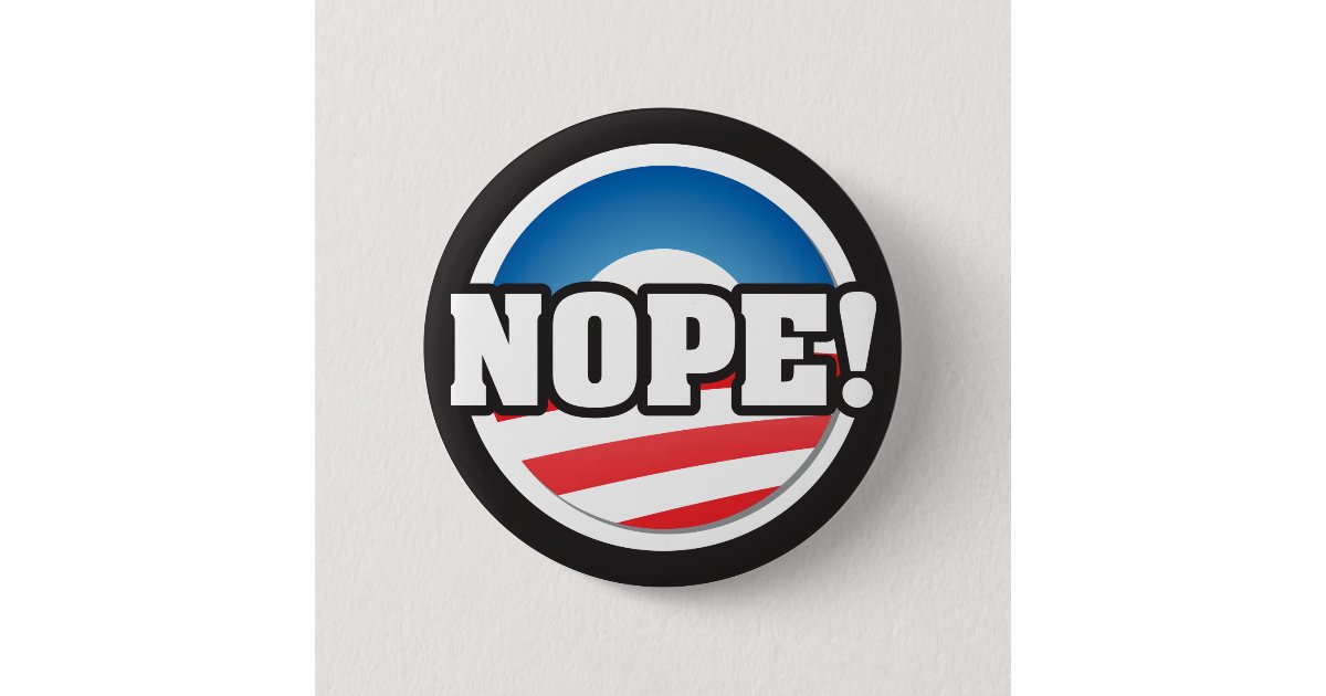 NOPE Button | Zazzle