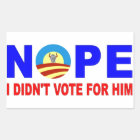 I Didnt Vote Sticker | Zazzle.com