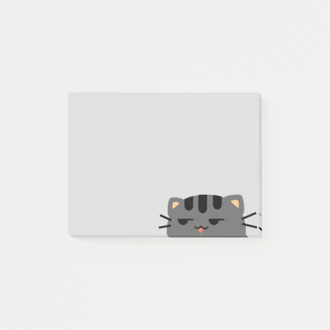 Nope Kitty Post-it Notes | Zazzle