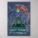Nope Not Today meme Featuring Grumpy Gnome poster | Zazzle