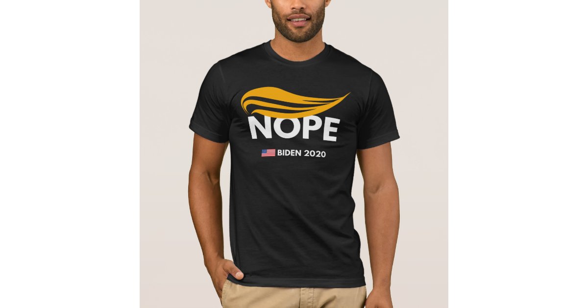 Nope Trump T-Shirt | Zazzle