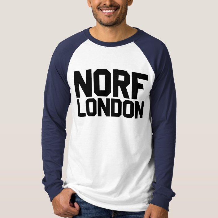 Norf London Slogan T-Shirt | Zazzle.com